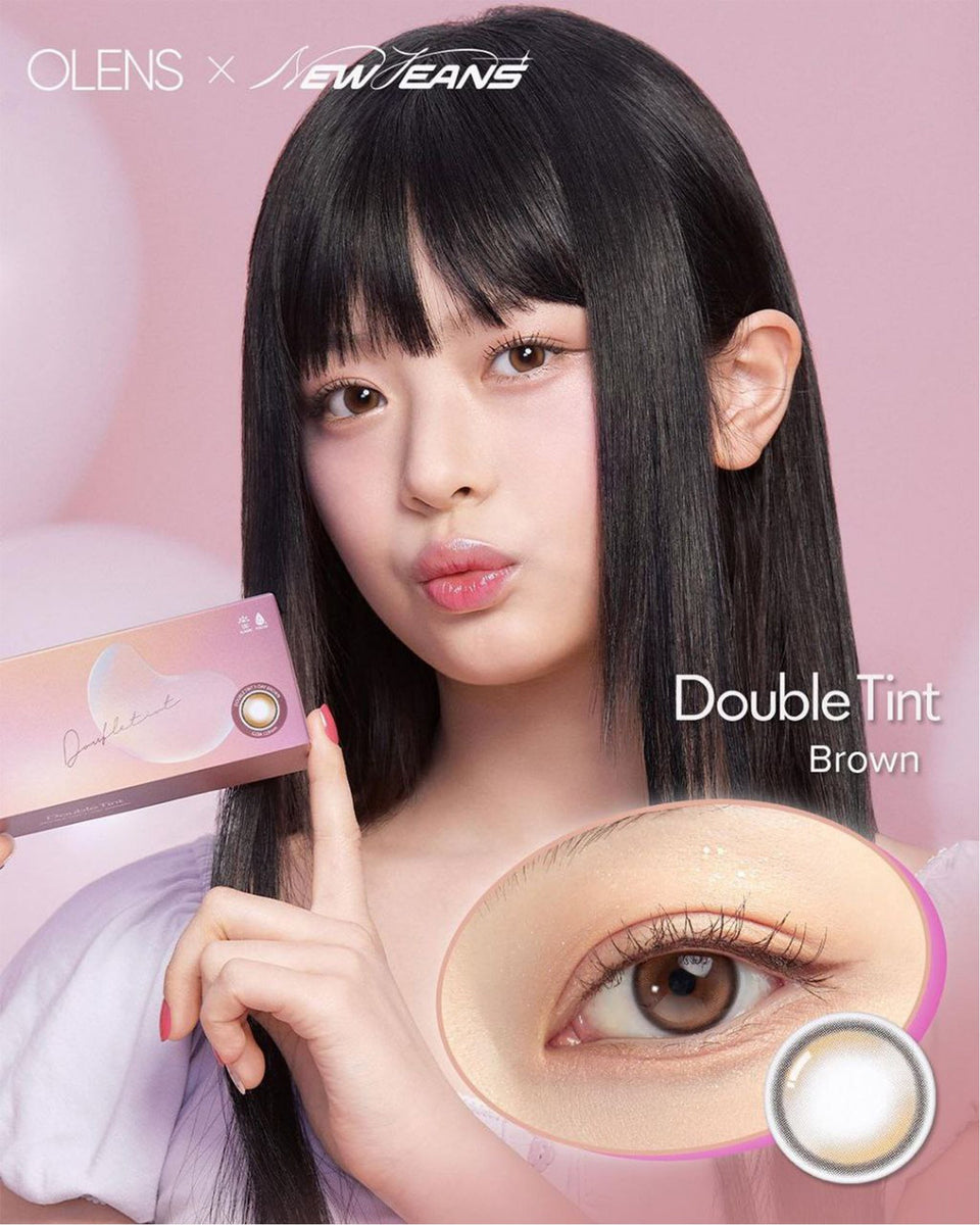 [Buy 2 Get 1 FREE] OLENS Double Tint Brown (1 Day, 20 lens/box) – lens ...